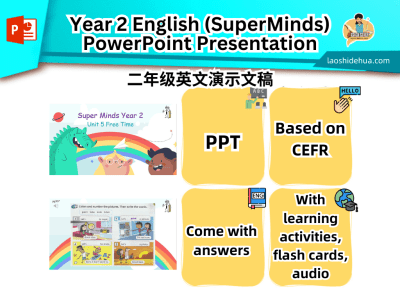 [Year 2 English] SuperMinds PowerPoint Teaching Slides – 老师的话 lao shi ...