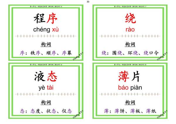 [Year 3 Chinese] Flash Cards (V01) – 老师的话 lao shi de hua