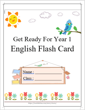 [Get Ready For Year 1 English] Flash Card – 老师的话 lao shi de hua