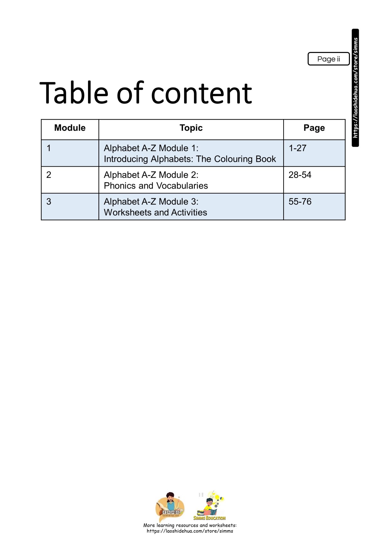 [Pre-School English] Alphabet A-Z Learning Module 学前英文字母A-Z书写 – 老师的话 ...