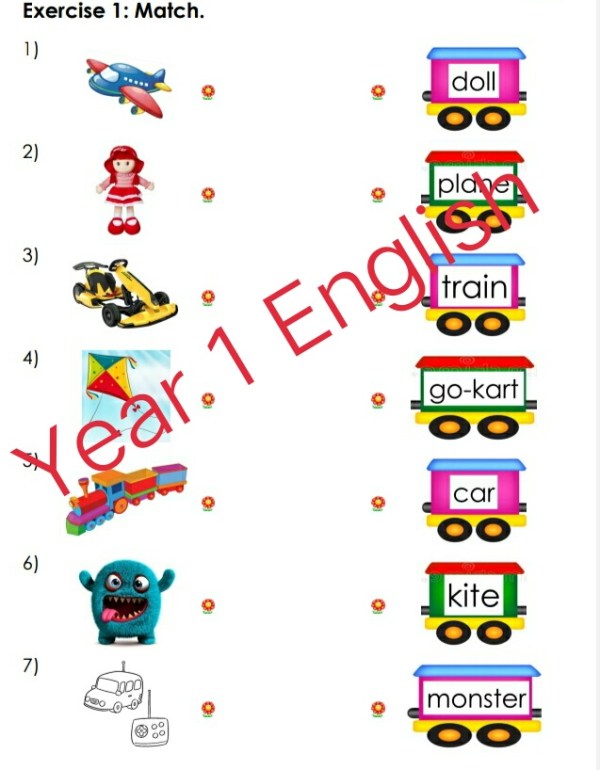 [Year 1 English] Exercises – 老师的话 lao shi de hua