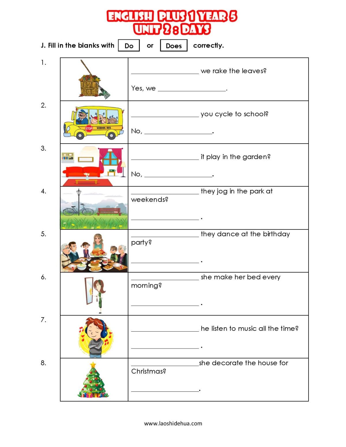 [Year 5 English] CEFR Module Worksheets (English Plus 1) – 老师的话 lao shi ...