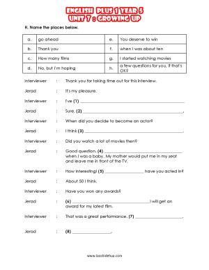 [Year 5 English] CEFR Module Worksheets (English Plus 1) – 老师的话 lao shi ...