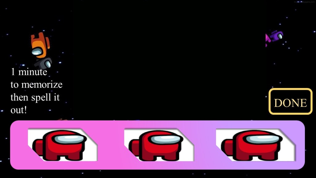 [PPT模板] Among Us – 老师的话 lao shi de hua