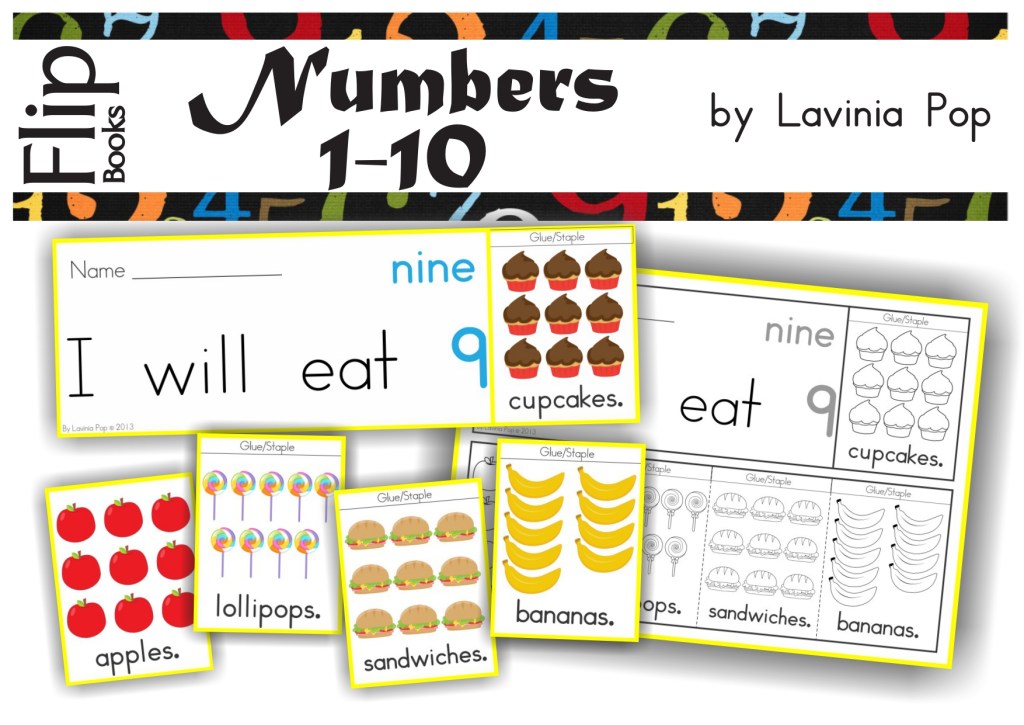 [English] Flip Books – Numbers – 老师的话 lao shi de hua