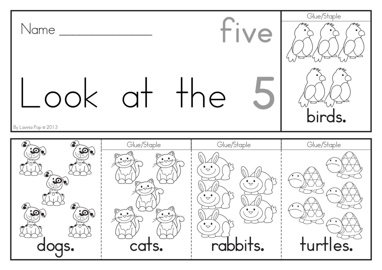 [English] Flip Books – Numbers – 老师的话 lao shi de hua