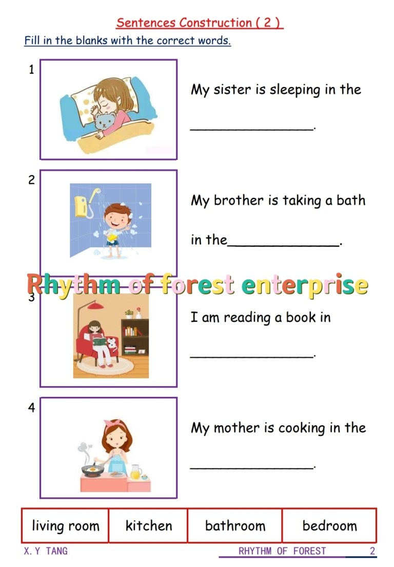 [Pre Primary English] Composition 升小一英文写作本 – 老师的话 lao shi de hua