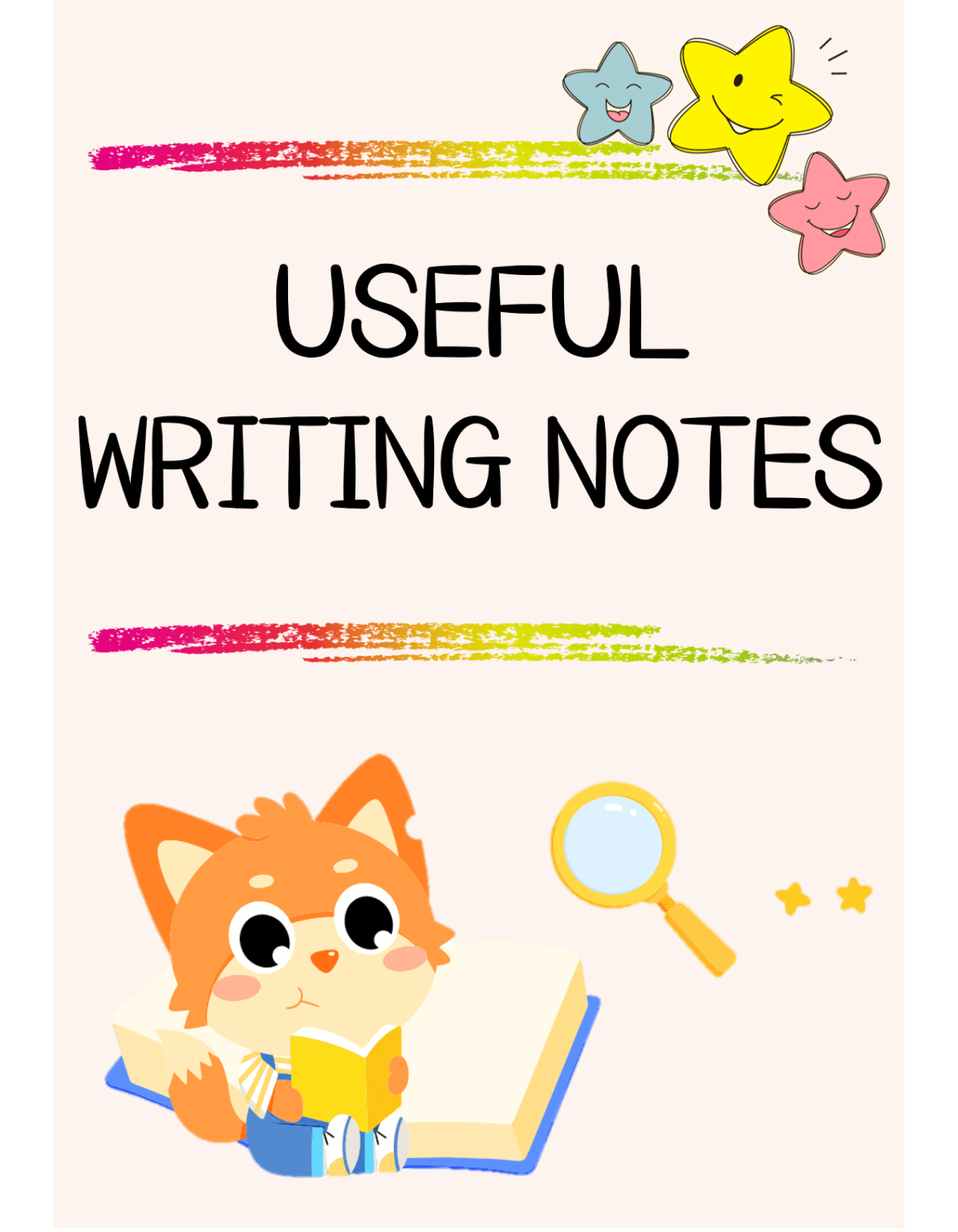 [English] Useful Writing Notes (V 11) – 老师的话 lao shi de hua