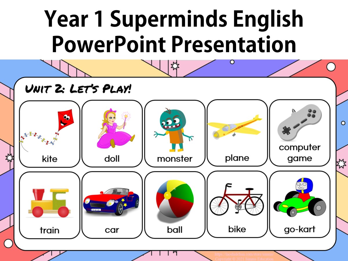 [Year 1 English] SuperMinds PowerPoint Presentation – 老师的话 lao shi de hua