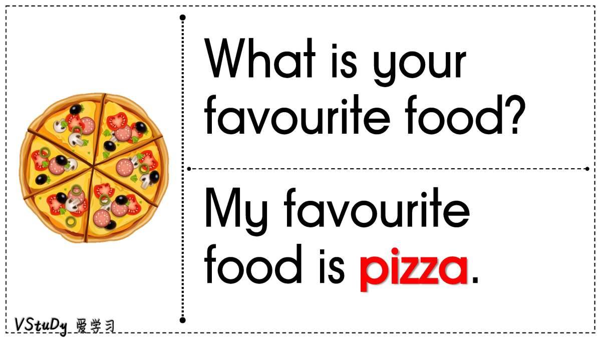 [English] My Favourite Food Flash Cards (V 17) – 老师的话 lao shi de hua