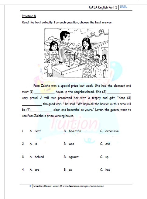 [English] UASA Part 2 ~ Year 4/5/6 – 老师的话 lao shi de hua