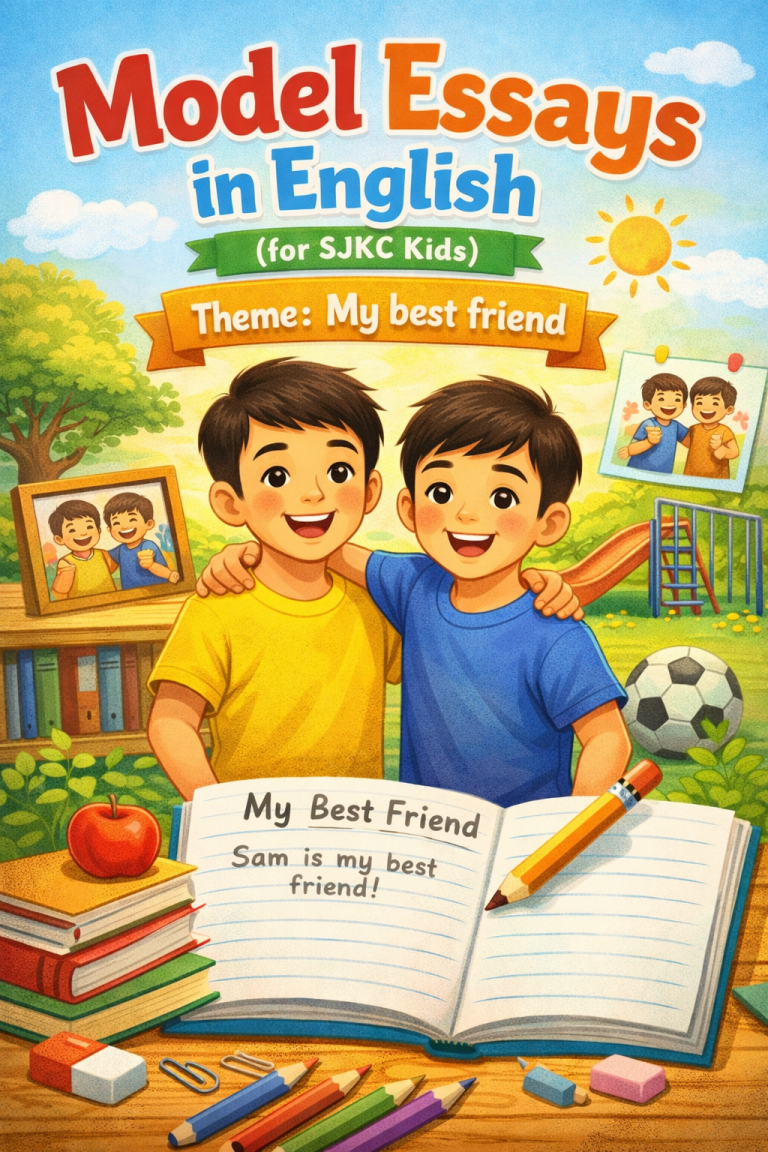 Model Essays in English (for SJKC Kids) – 老师的话 lao shi de hua